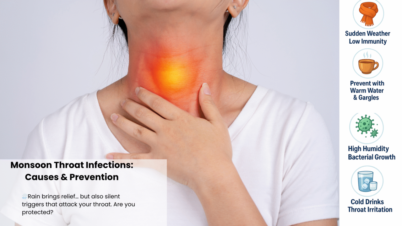 Monsoon Throat Infections: Causes & Prevention